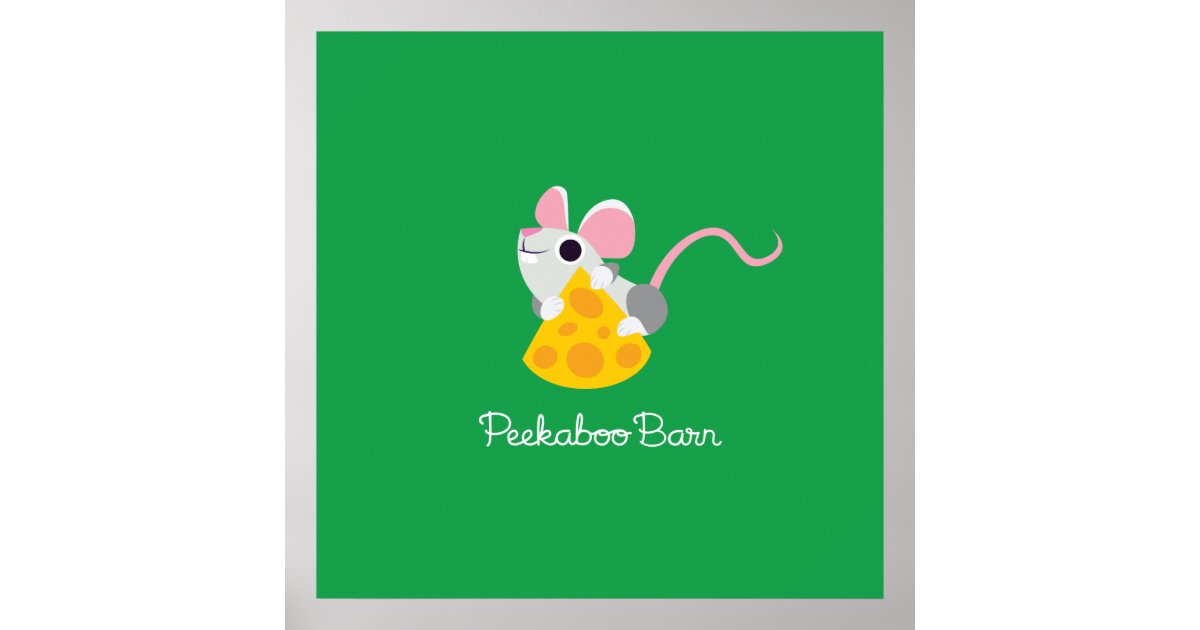 Mr. Cheeseman the Mouse Poster | Zazzle