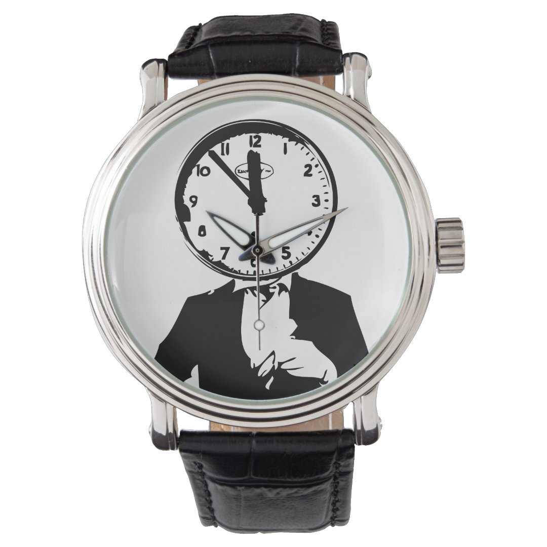 Mr Clock Face Watch Design | Zazzle