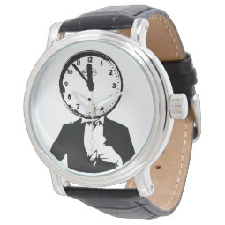 Mr Clock Face Watch Design | Zazzle