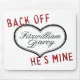 Mr. Darcy back off he's mine mousepad | Zazzle