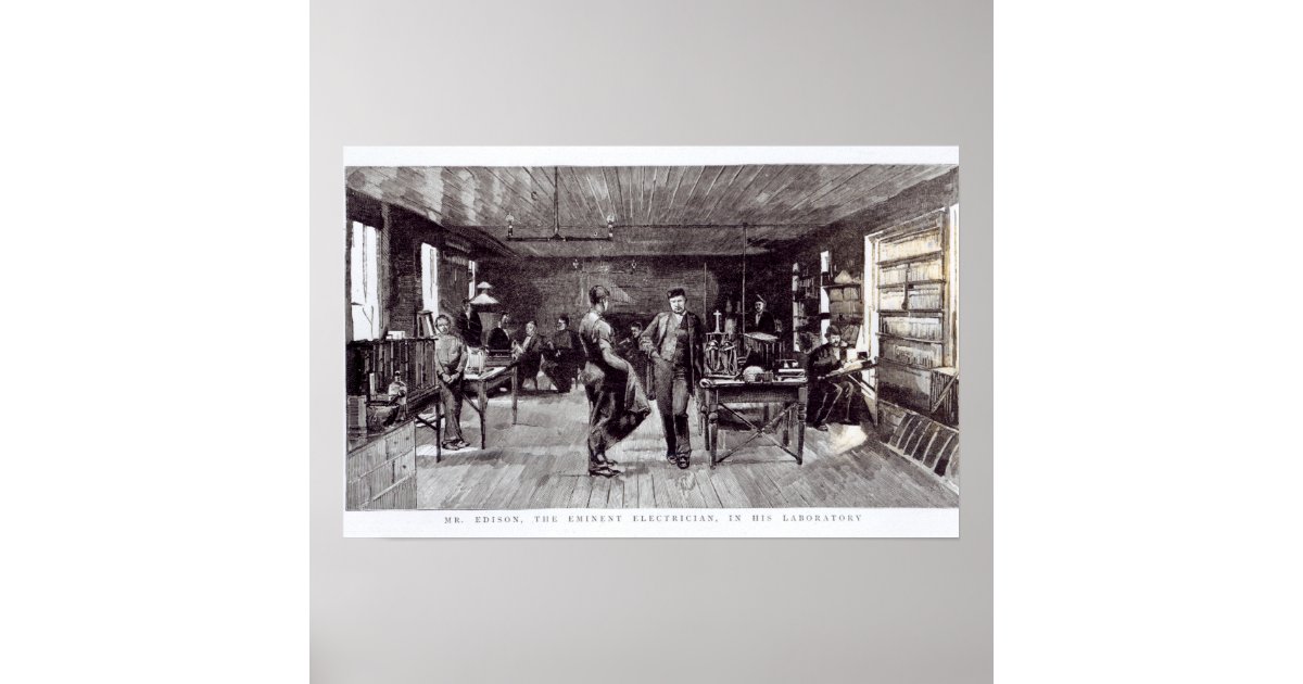 Mr Edison , The Eminent Electrician Poster | Zazzle