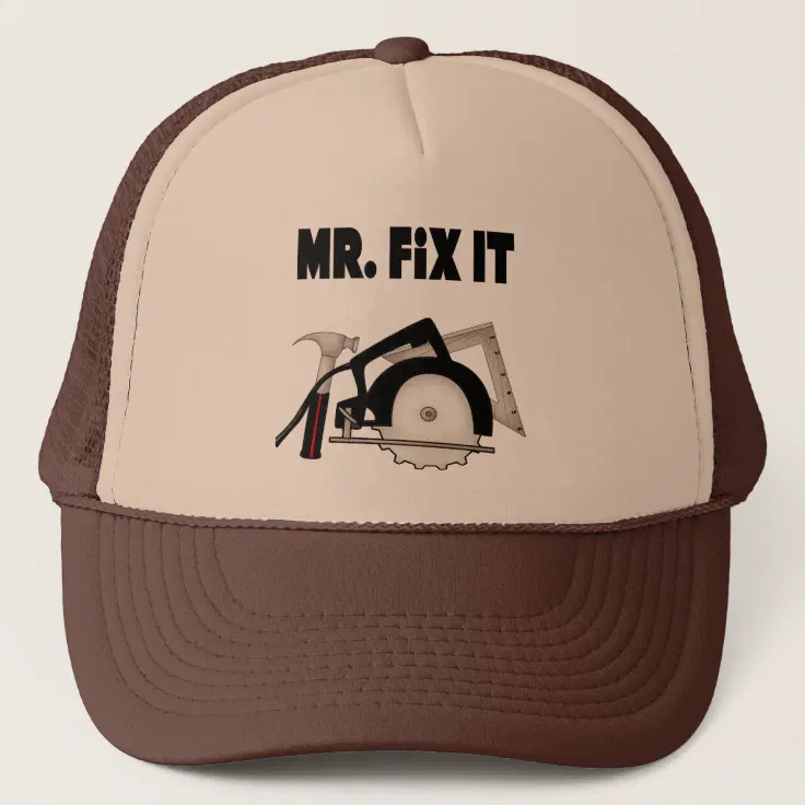 Mr Fix It Trucker Hat | Zazzle