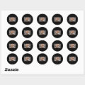 Mr Fresh Cat Meme Side Eye Cat Classic Round Sticker | Zazzle
