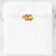 Mr. Happy & Little Miss Sunshine Wedding Classic Round Sticker | Zazzle