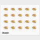 Mr. Happy & Little Miss Sunshine Wedding Classic Round Sticker | Zazzle