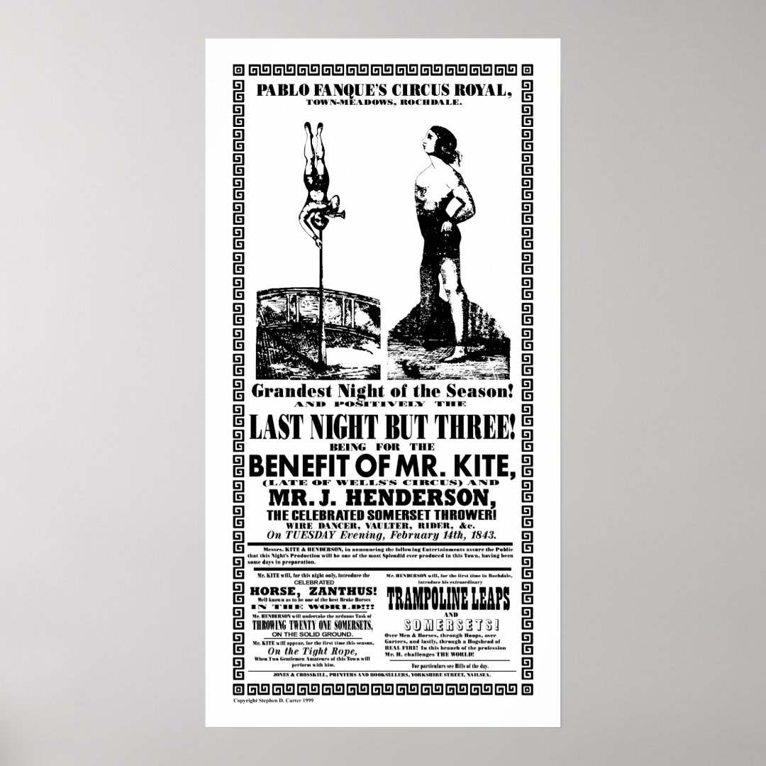 Mr Kite - Poster | Zazzle