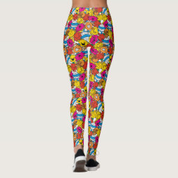 Mr Men & Little Miss | Bright Smiling Faces Leggings | Zazzle