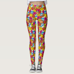 Mr Men & Little Miss | Bright Smiling Faces Leggings | Zazzle