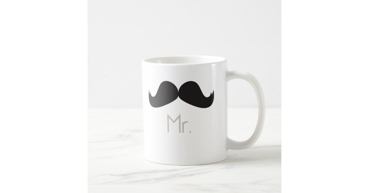 Mr. Moustache Mug | Zazzle