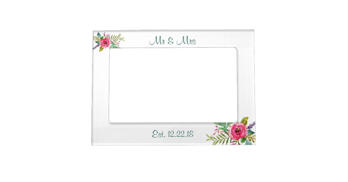 Mr & Mrs Frame | Zazzle
