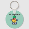 Mr. Nonsense | Funny Outfit Keychain | Zazzle