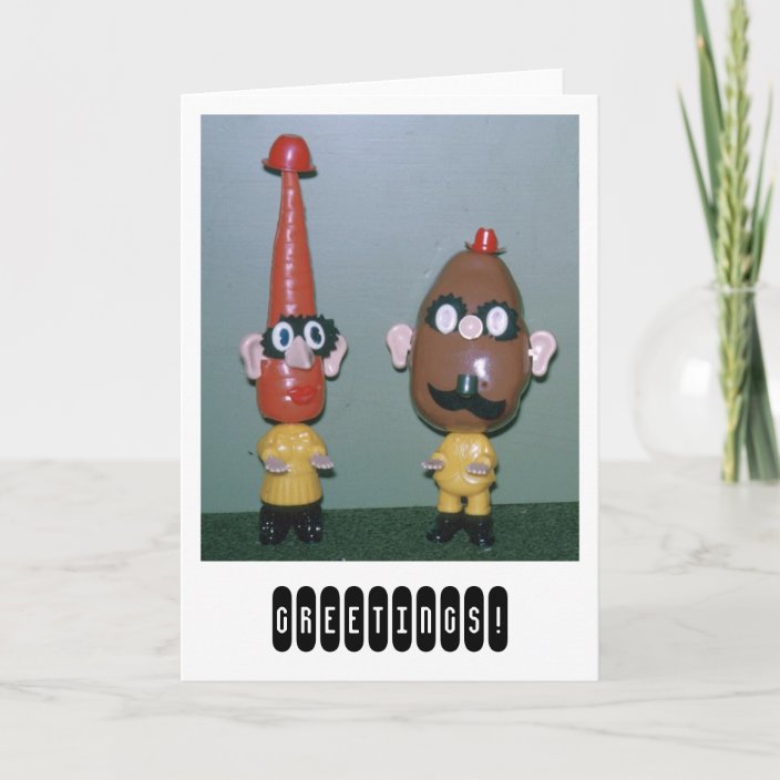 Mr. Potato Head Card | Zazzle.com