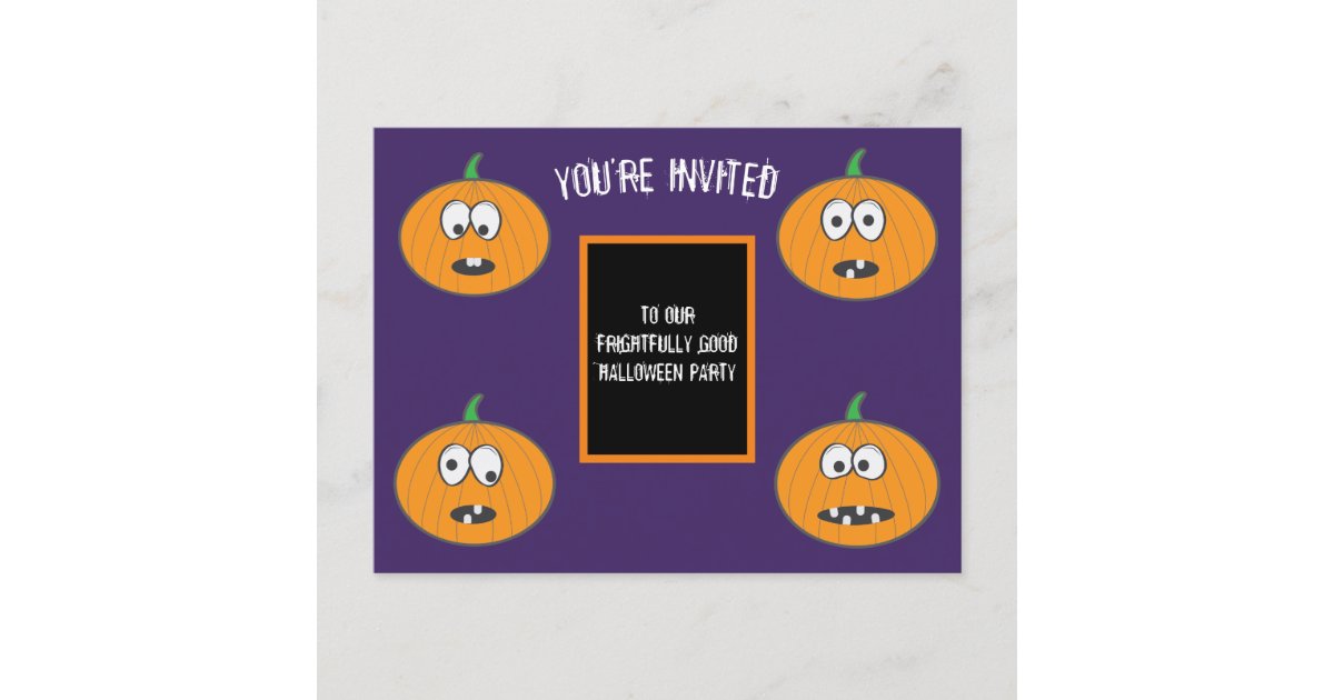 Mr Pun! Halloween Invite Card | Zazzle