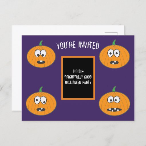 Mr Pun! Halloween Invite Card | Zazzle