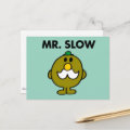 Mr. Slow | Classic Pose Postcard | Zazzle