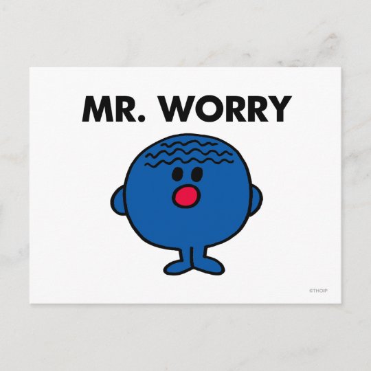 Mr Worry Classic Postcard | Zazzle.com