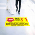 MRI Entry Warning Floor Decals | Zazzle