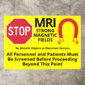 MRI Entry Warning Floor Decals | Zazzle