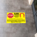 MRI Entry Warning Floor Decals | Zazzle
