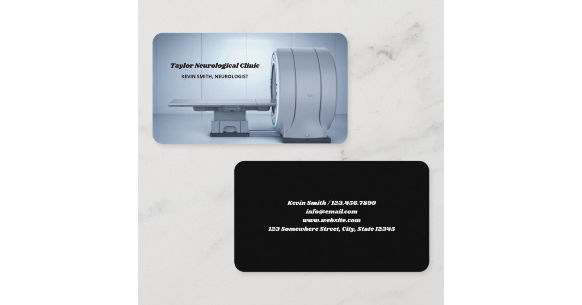 MRI Neurologist Business Card | Zazzle