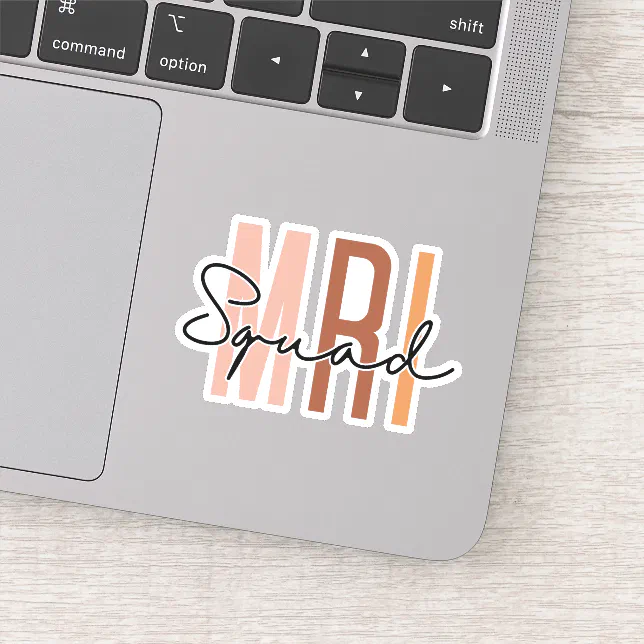 MRI Squad Technologist, Radiology, MRI Tech Sticker | Zazzle