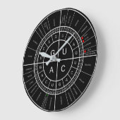 mRNA to AMINO ACID CODON WHEEL Large Clock | Zazzle