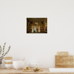 Mrs Congreve and her children Poster | Zazzle