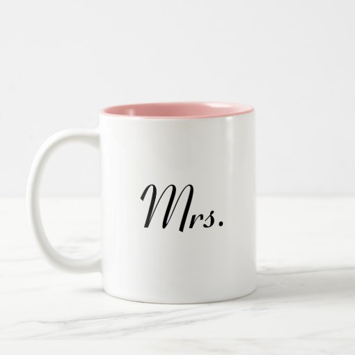 Mrs mug - of Mr & Mrs mugs set | Zazzle