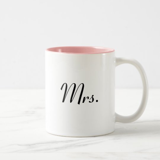 Mrs mug - of Mr & Mrs mugs set | Zazzle.com