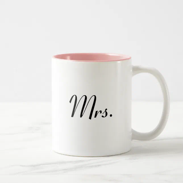 Mrs mug - of Mr & Mrs mugs set | Zazzle
