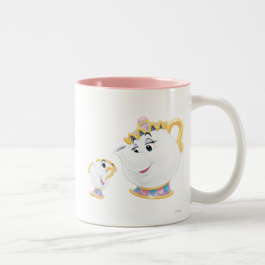 Mrs. Potts and Chip Two-Tone Coffee Mug | Zazzle