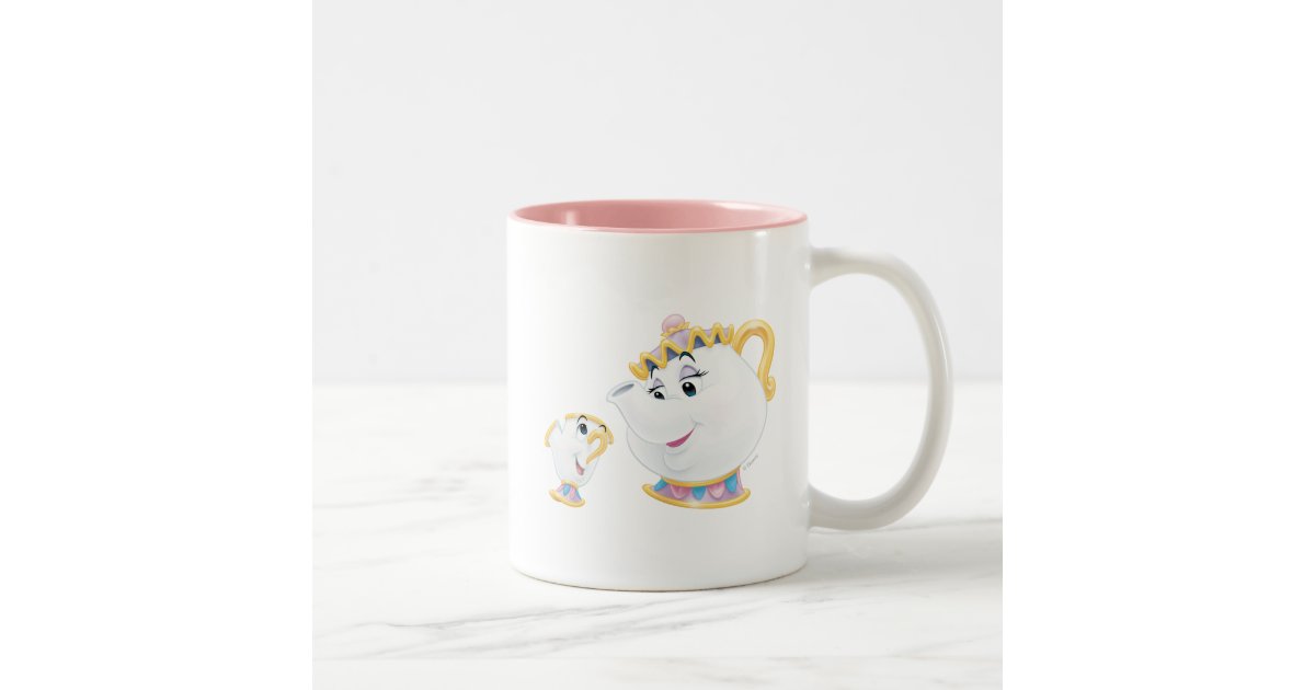 Mrs. Potts and Chip Two-Tone Coffee Mug | Zazzle