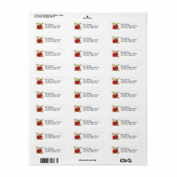 Mrs. Teacher Address Labels | Zazzle