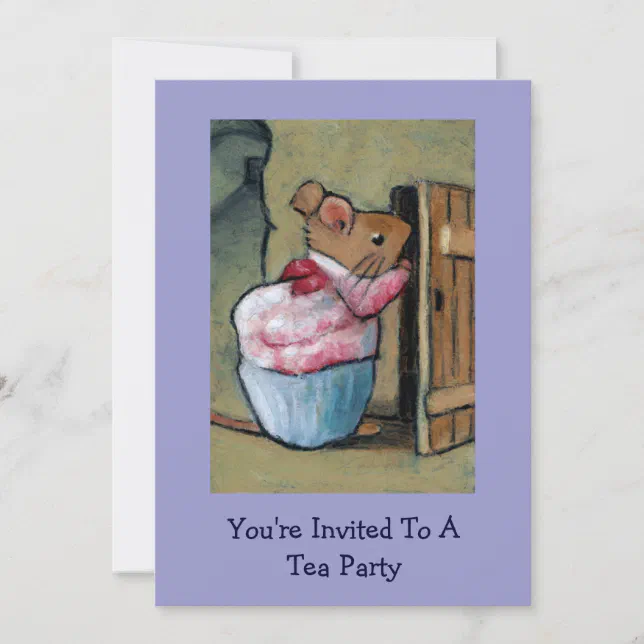 Mrs. Tittlemouse (Beatrix Potter) Tea Party Invite | Zazzle