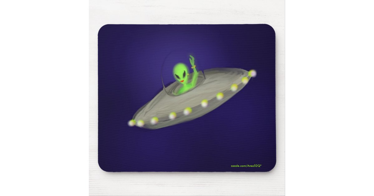 Ms. Alien mousepad | Zazzle