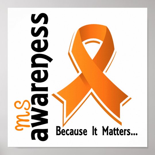 MS Awareness 5 Poster | Zazzle.com