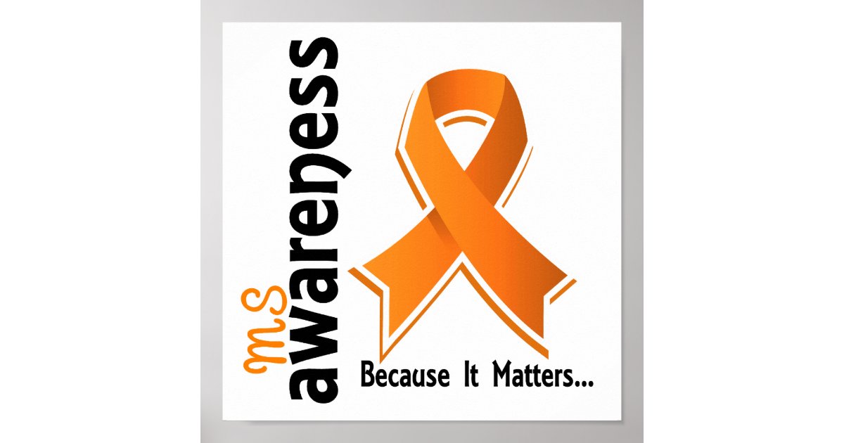 MS Awareness 5 Poster | Zazzle