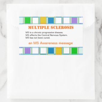 MS Awareness Stickers for Multiple Sclerosis | Zazzle