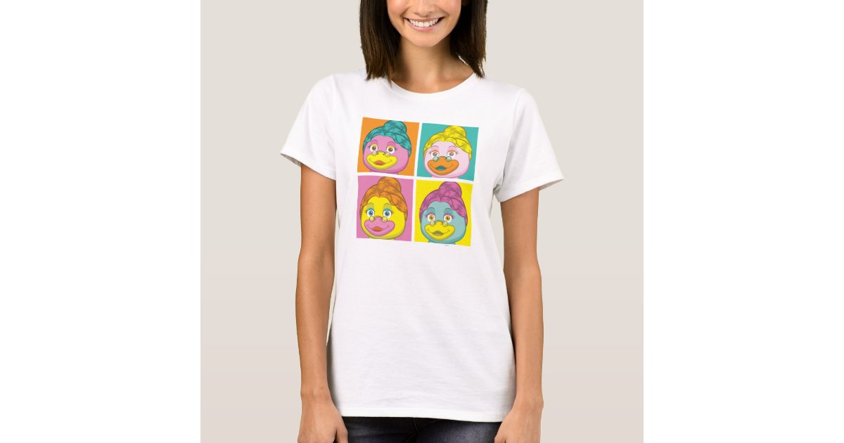 Ms. Birdy Pop Art T-Shirt | Zazzle