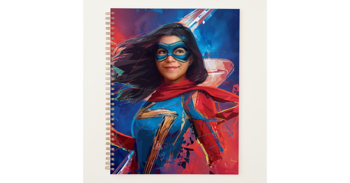 Ms. Marvel | Stylized Geometric Sketch Planner | Zazzle