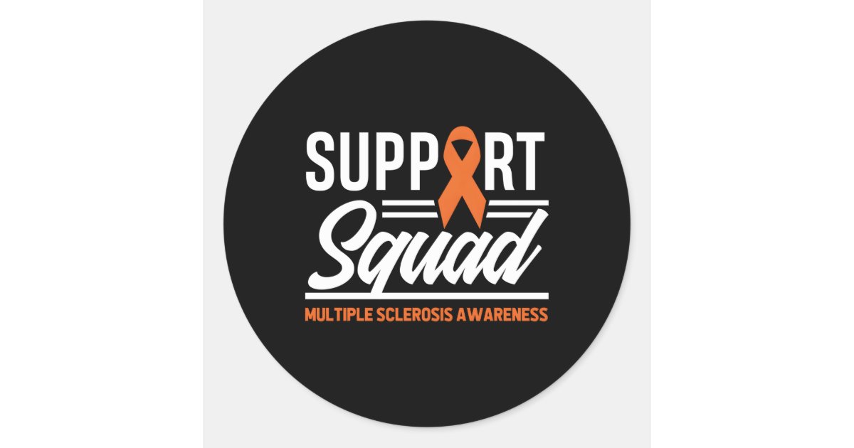 Ms Warrior Ms Support Squad Multiple Sclerosis Awa Classic Round ...