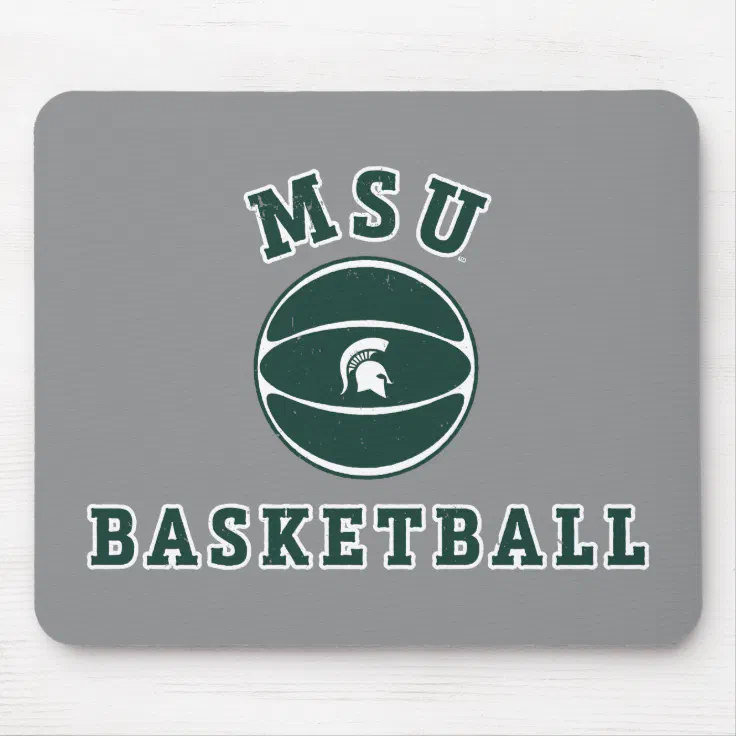 MSU Basketball | Michigan State University 4 Mouse Pad | Zazzle