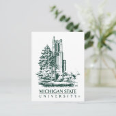 MSU Beaumont Tower Postcard | Zazzle
