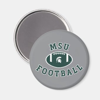 MSU Football | Michigan State University 4 Magnet | Zazzle