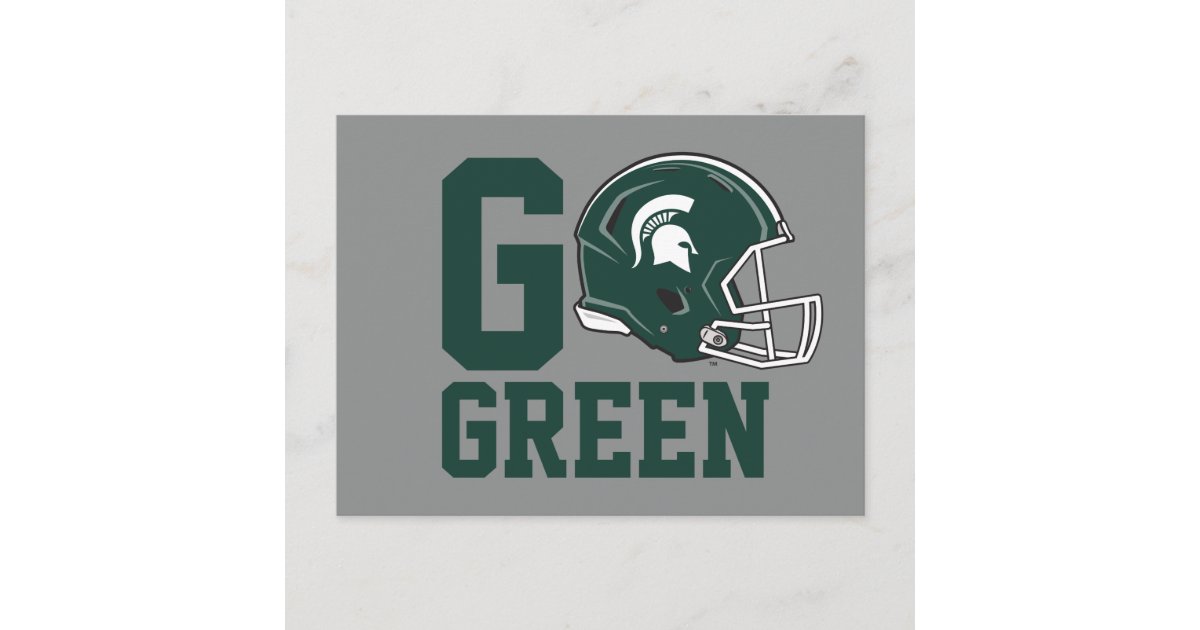 MSU Go Green Postcard | Zazzle