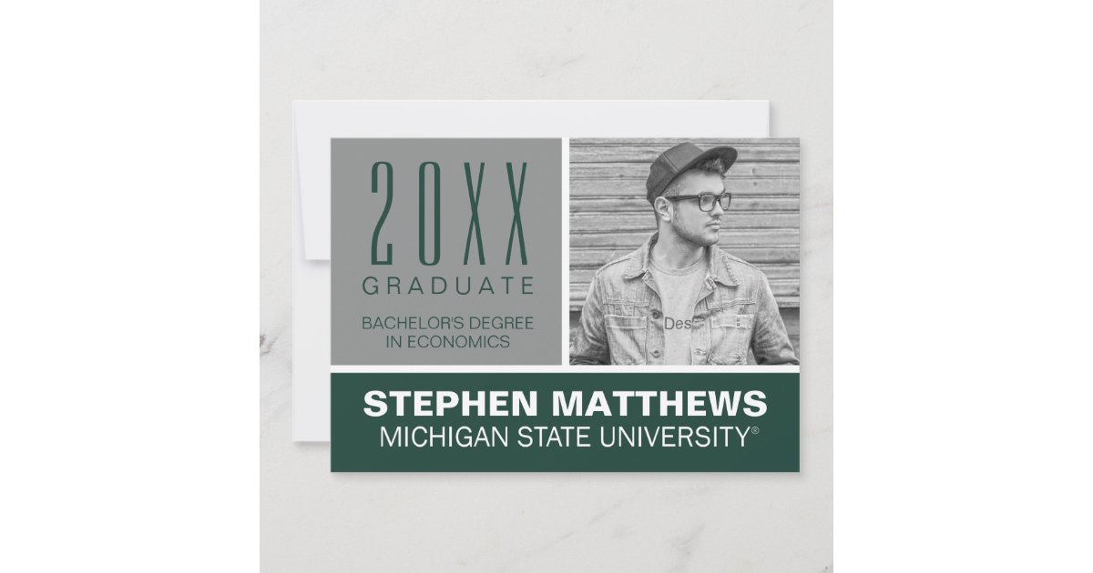 MSU Graduation Announcement | Zazzle