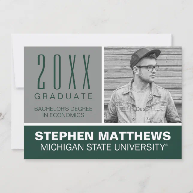 MSU Graduation Announcement | Zazzle
