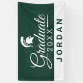 MSU Michigan State Graduation Banner | Zazzle
