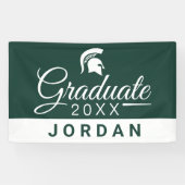 MSU Michigan State Graduation Banner | Zazzle