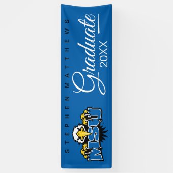 MSU Morehead State Graduate Banner | Zazzle